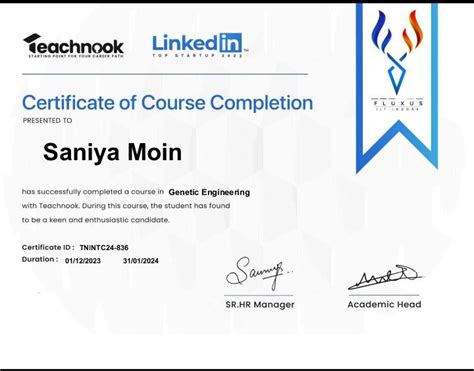 Saniya Moin On Linkedin Allhumdullilah Excited To Share That Ive