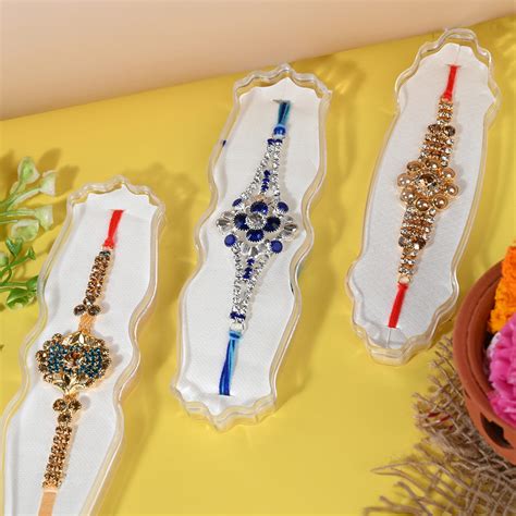 Order Peacock Stone Pendent Rakhi Manufactuer Stone Pendent Rakhi