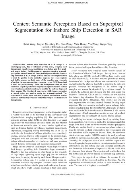 pdf context semantic perception based on superpixel segmentation for