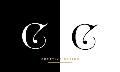 현대 추상 문자 C Cc 로고 디자인 최소 C Cc 초기 기반 아이콘 벡터 알파벳 C에 대한 스톡 벡터 아트 및 기타 이미지 알파벳 C 로고 디자인 Istock