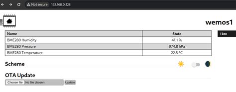 ESPHome Wemos ESP OLED Madflex