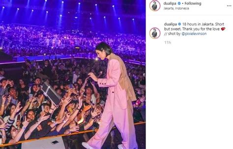 Kece Abis Lihat Yuk Gaya Seksi Dua Lipa Saat Tampil Di Jakarta