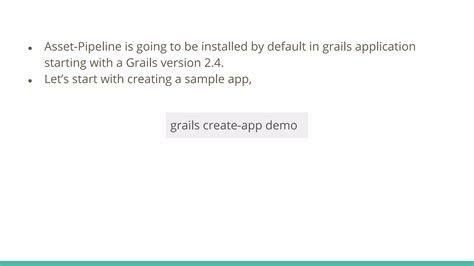 Grails Asset Pipeline Plugin Ppt
