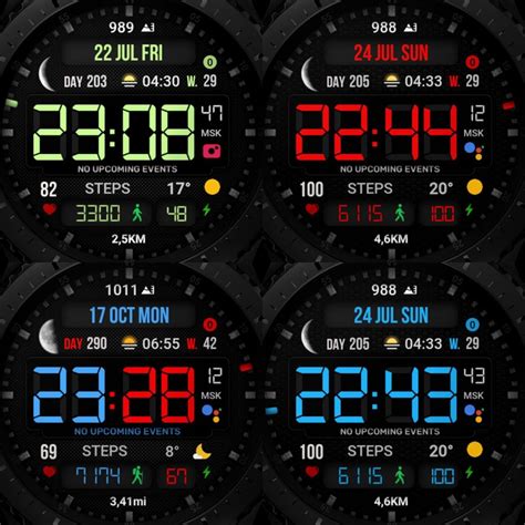🔥digital Mod Black Watch Face Rticwatch2