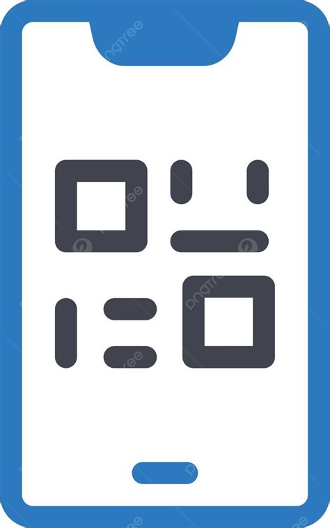Mobile Technology Qr Code Icon Vector Technology Qr Code Icon Png