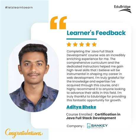 Edubridge Learning Pvt Ltd On Linkedin Fullstackjavacourse