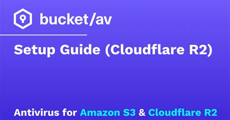 Setup Guide Cloudflare R2 Bucketav