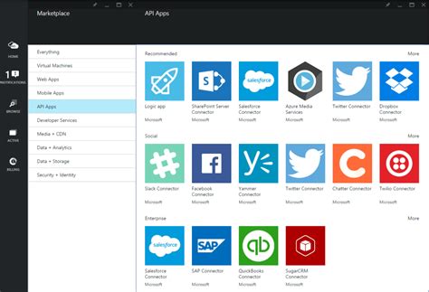 Azure App Service Web Mobile Logic Api Apps Returngis