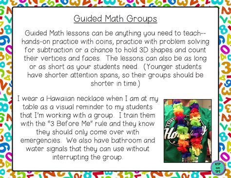 Keep Teaching And Planning Guided Math In Detail