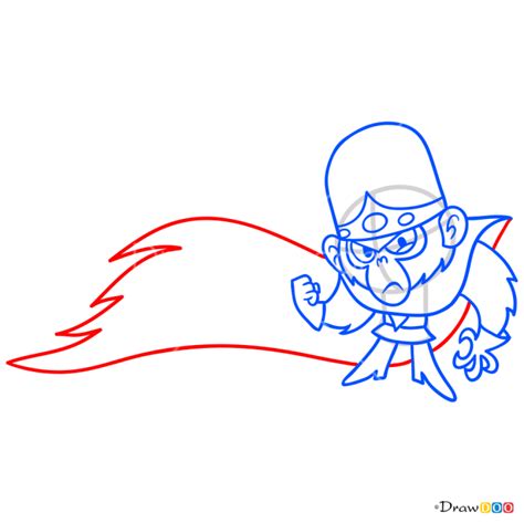 How To Draw Mojo Jojo Powerpuff Girls