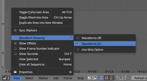 Video Sequence Editor Waveform Not Showing While Checking Audio