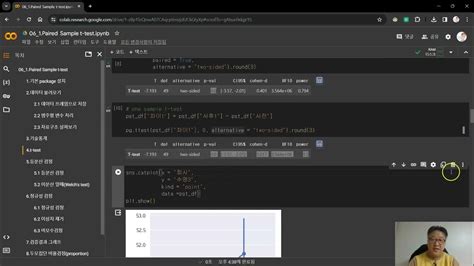 061paired Sample T Testpython 실습 Youtube