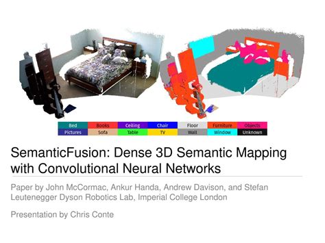 Semanticfusion Dense 3d Semantic Mapping With Convolutional Neural Networks Paper By John