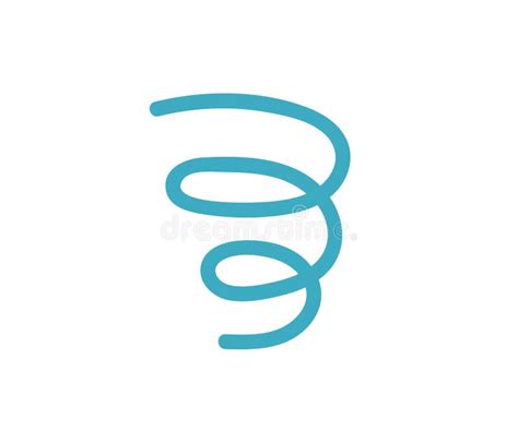 Dynamic Abstract Vector Design Representing Movement And Flow In A