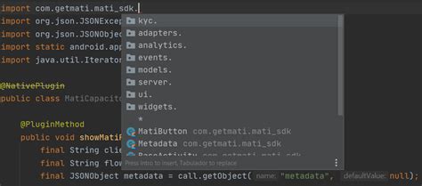 Maticapacitorplugin Java Still Importing Getmati Mati Sdk Kyc Kycactivity Issue