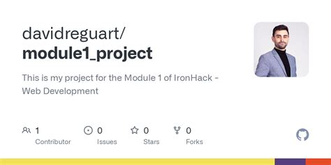 Github Davidreguartmodule1project This Is My Project For The