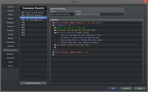 Improving Key Items With Common Events The Official RPG Maker Blog