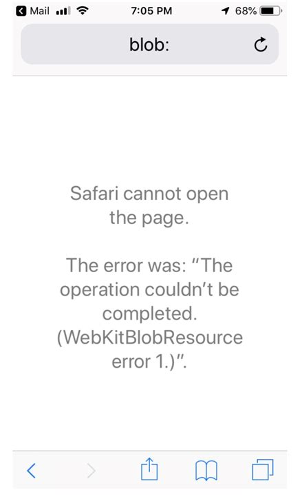 Angular Mobile Safari Download Issue The Operation Couldnt Be