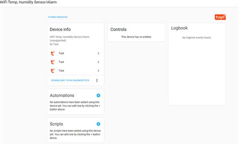 Tuya Temp Sensor Appears With No Entities Configuration Home