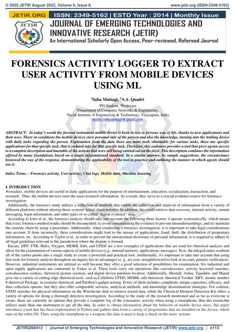 pdf forensics activity logger to extract user activity from mobile