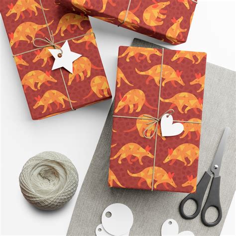 Aardvark T Wrapping Paper Etsy