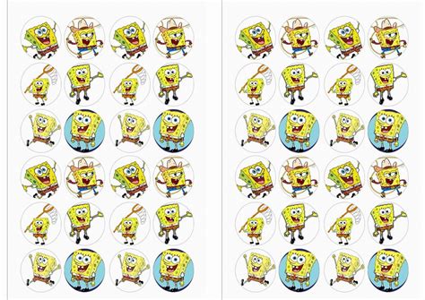 Printable Spongebob Stickers