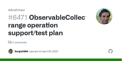 observablecollection range operation support test plan · issue 6471