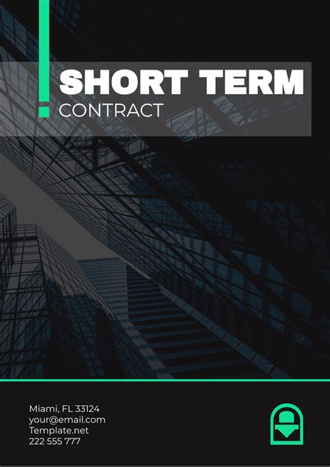 Short Term Contract Template Edit Online And Download Example