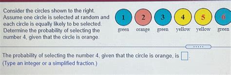 Solved Consider The Circles Shown To The Right Assume One Circle Is