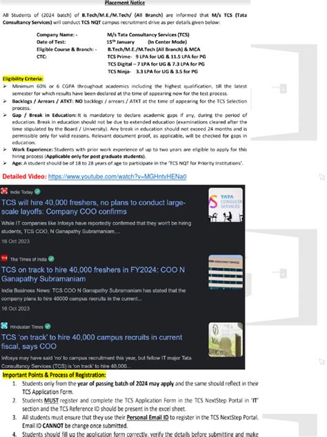 Tcs Free Nqt 2024 Syllabus And Important Topics Pdf English Grammar