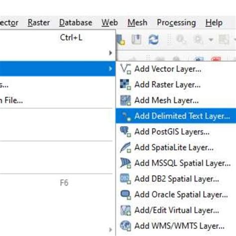 Adding A Csv Layer In Qgis Download Scientific Diagram