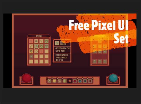 Pixel Game UI By Shiva