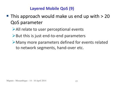ppt mobile qos framework counters kpi kqi powerpoint presentation