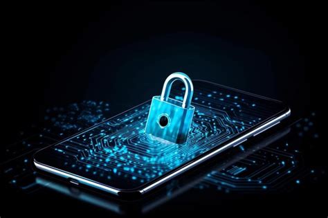 Premium Ai Image Phone Lock To Protect From Cyber Scam Online Data Fraud Or Identity Theft