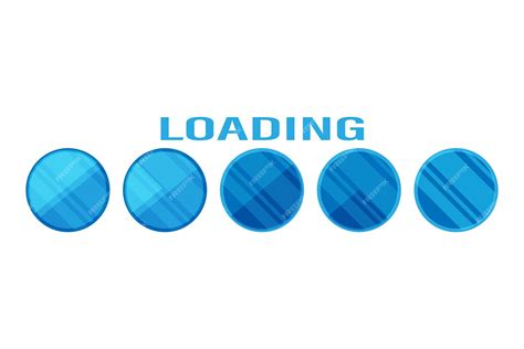 Premium Vector Loading Progress Bar Sticker Design