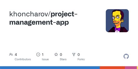 GitHub Khoncharov Project Management App