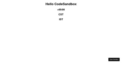 Moment Timezone Test Forked Codesandbox
