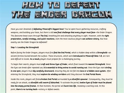 Year 6 Explanation Text Minecraft Education WAGOLL Teaching Resources