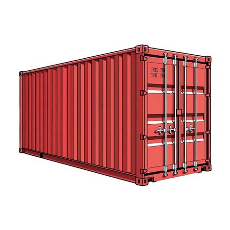 premium vector container vector clipart white background