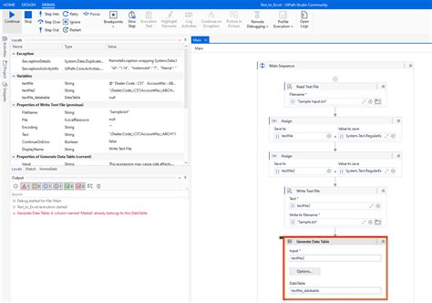 How To Solve Same Column Name Error In Datatable Activities Uipath Community Forum