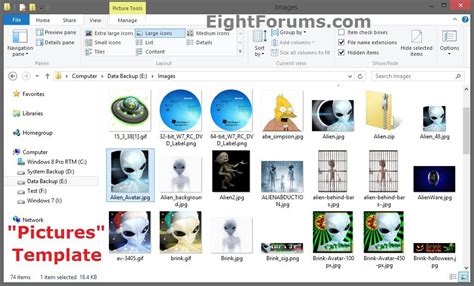 Folder Template Set Default For All Folders In Windows 8 Windows 8 Help Forums