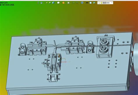 弹簧制造卷绕装置 Step 模型图纸下载 懒石网