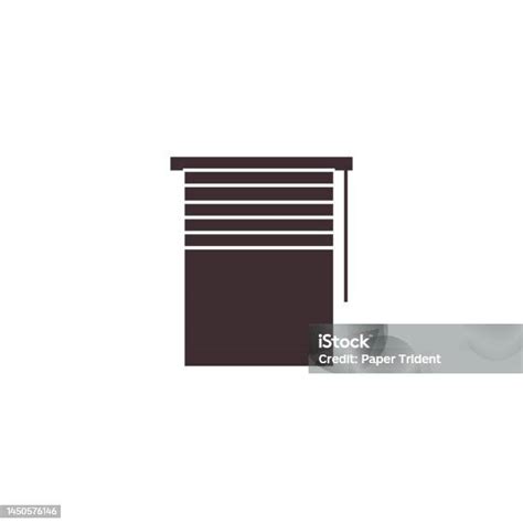 잘루시 창 블라인드 아이콘 롤링 커튼 롤러 픽토그램 음영 셔터 제어 기호 루버 서명 열기 및 닫기 흰색 배경에 격리된 평면 벡터