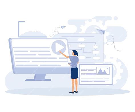 Premium Vector Website Architecture Concept Cms Content Management