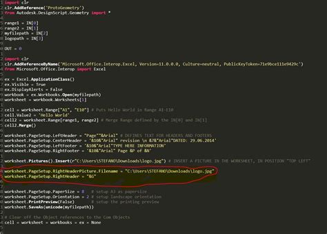 Python Excel Interop Write Picture Image In Footer Header Of