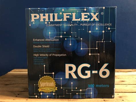 Philflex Rg6 Rg6 Siamese Coaxial Cable On Carousell