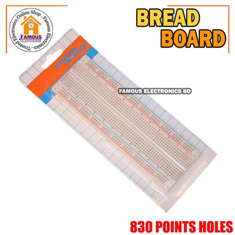 Mb102 Solderless Breadboard 165x55cm 830 Point Prototype Pcb Mb 102
