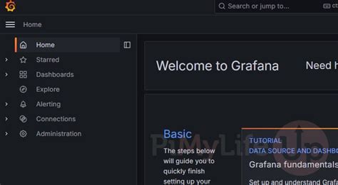 setting up grafana using docker compose pi my life up