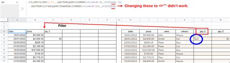 Google Sheets Query Filter Out Blank Non Specified Columns From Range Stack Overflow