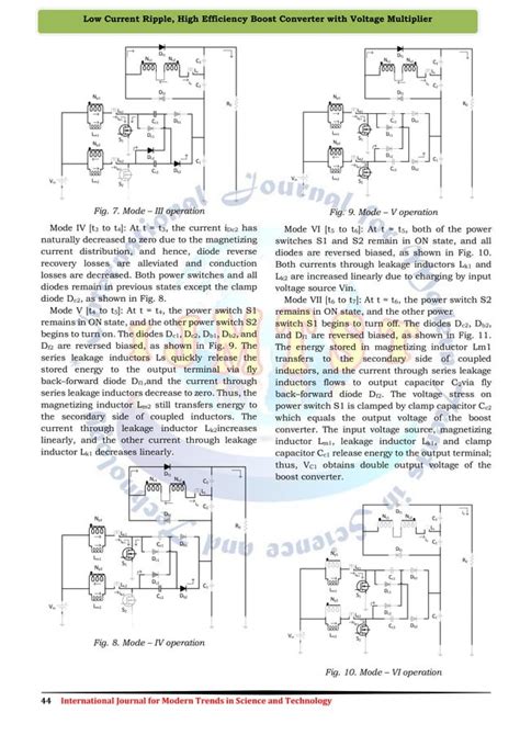 Low Current Ripple High Efficiency Boost Converter With Voltage Multiplier Pdf Power And